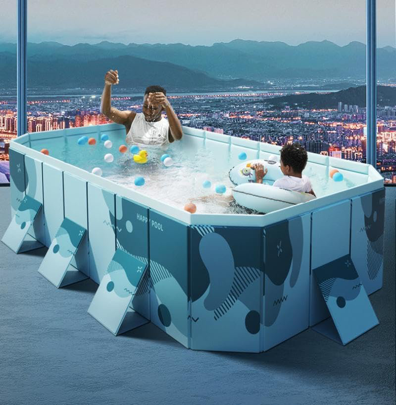 Utibia 6 Ft H X 23Ft L X 21 Ft W Pvc Inflatable Pool - Wayfair Canada