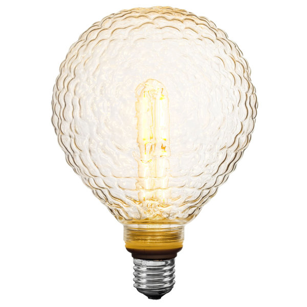 Novelty Lights Festive Living Dimpled Dawn G125 + T25 LED Filament ...