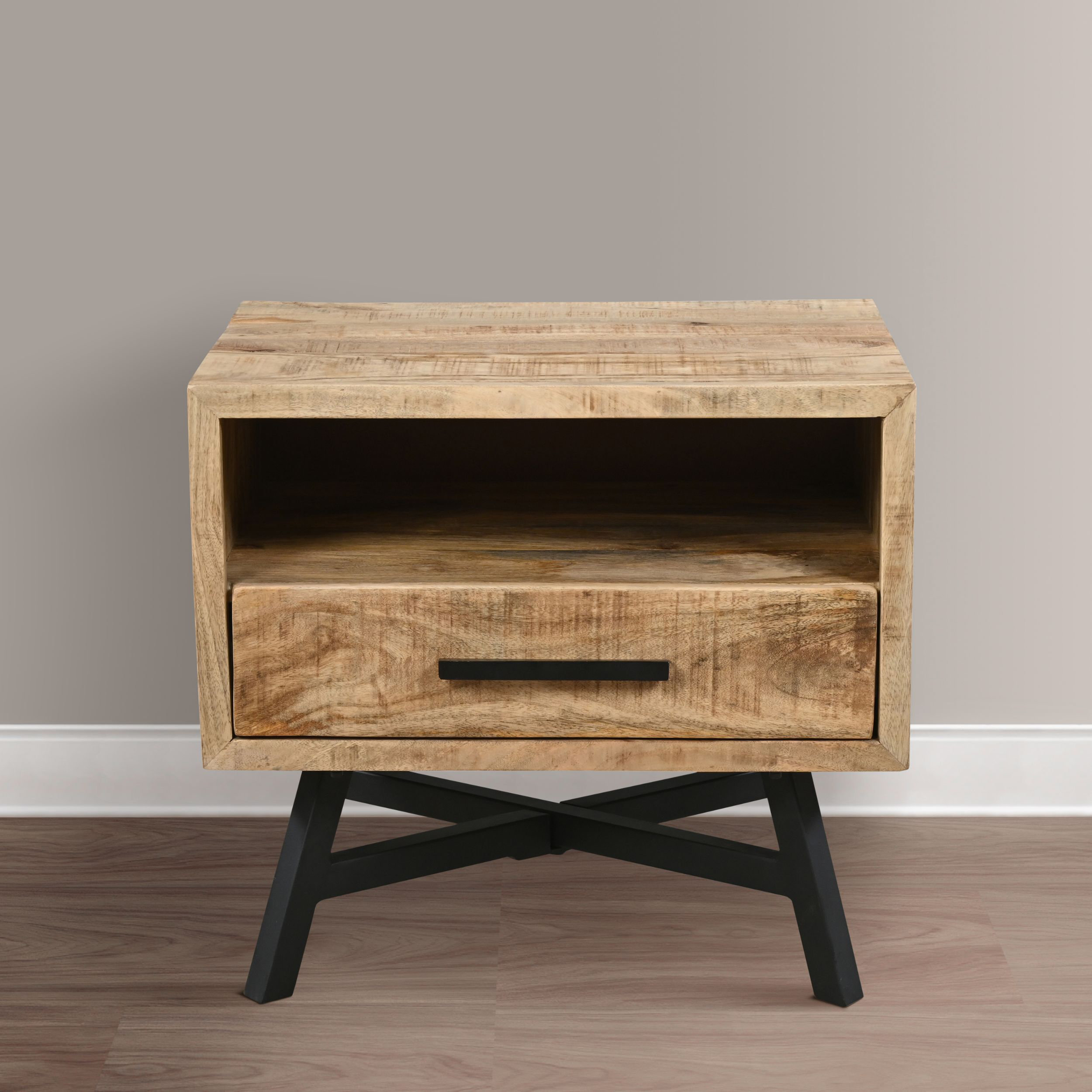 Union Rustic Macur Table de chevet 22 po Bree | Wayfair