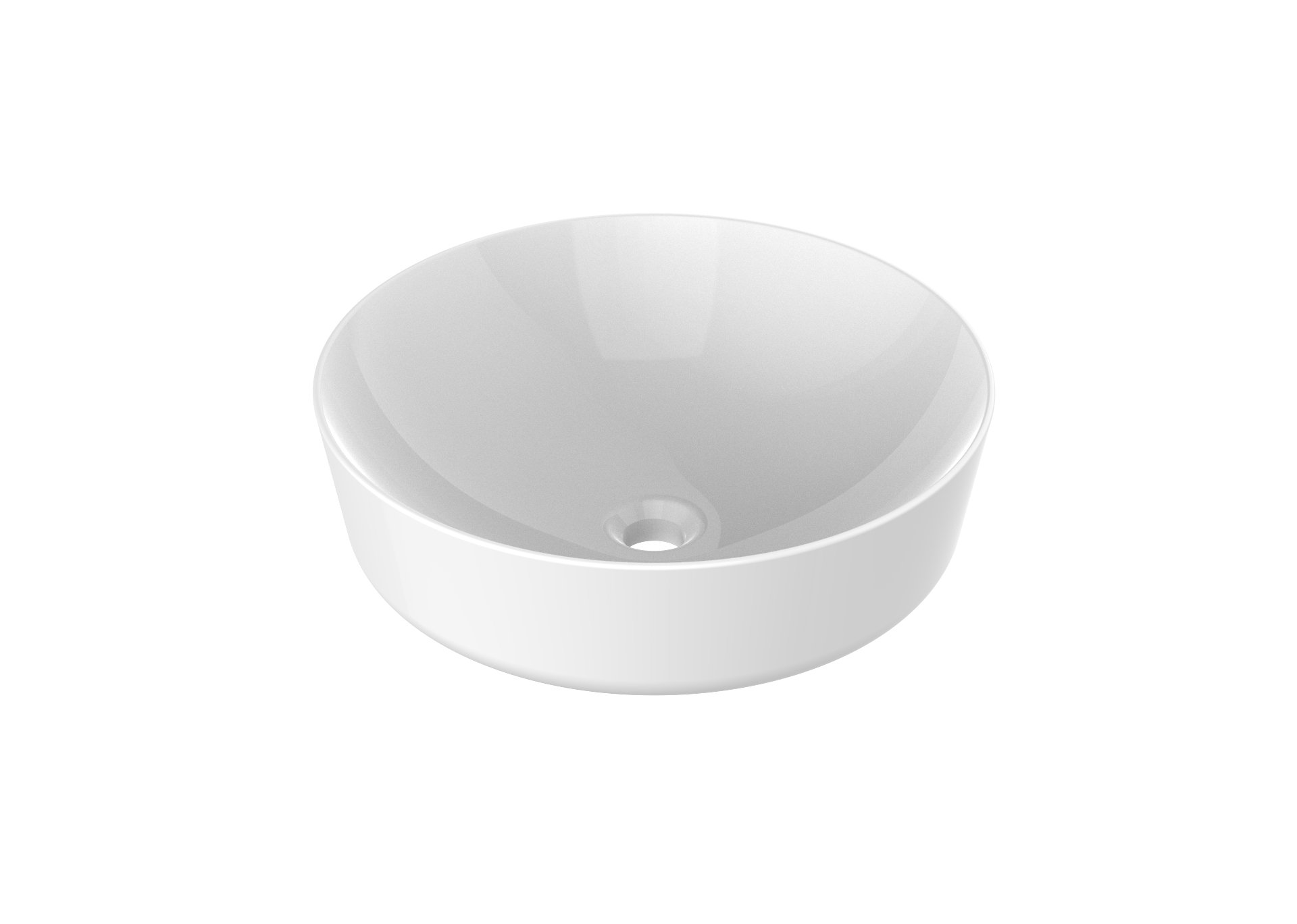 Justime USA Inc Basin Ceramic Circular Vessel Bathroom Sink | Wayfair