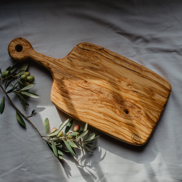 Alpen Home Kimes Olive Wood Cooking Board Chef Model | Wayfair.co.uk