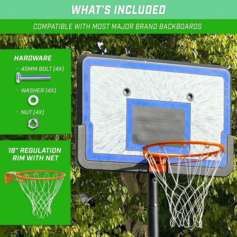 Gosports Universal Regulation 18" Steel Basketball Rim & Reviews | Wayfair