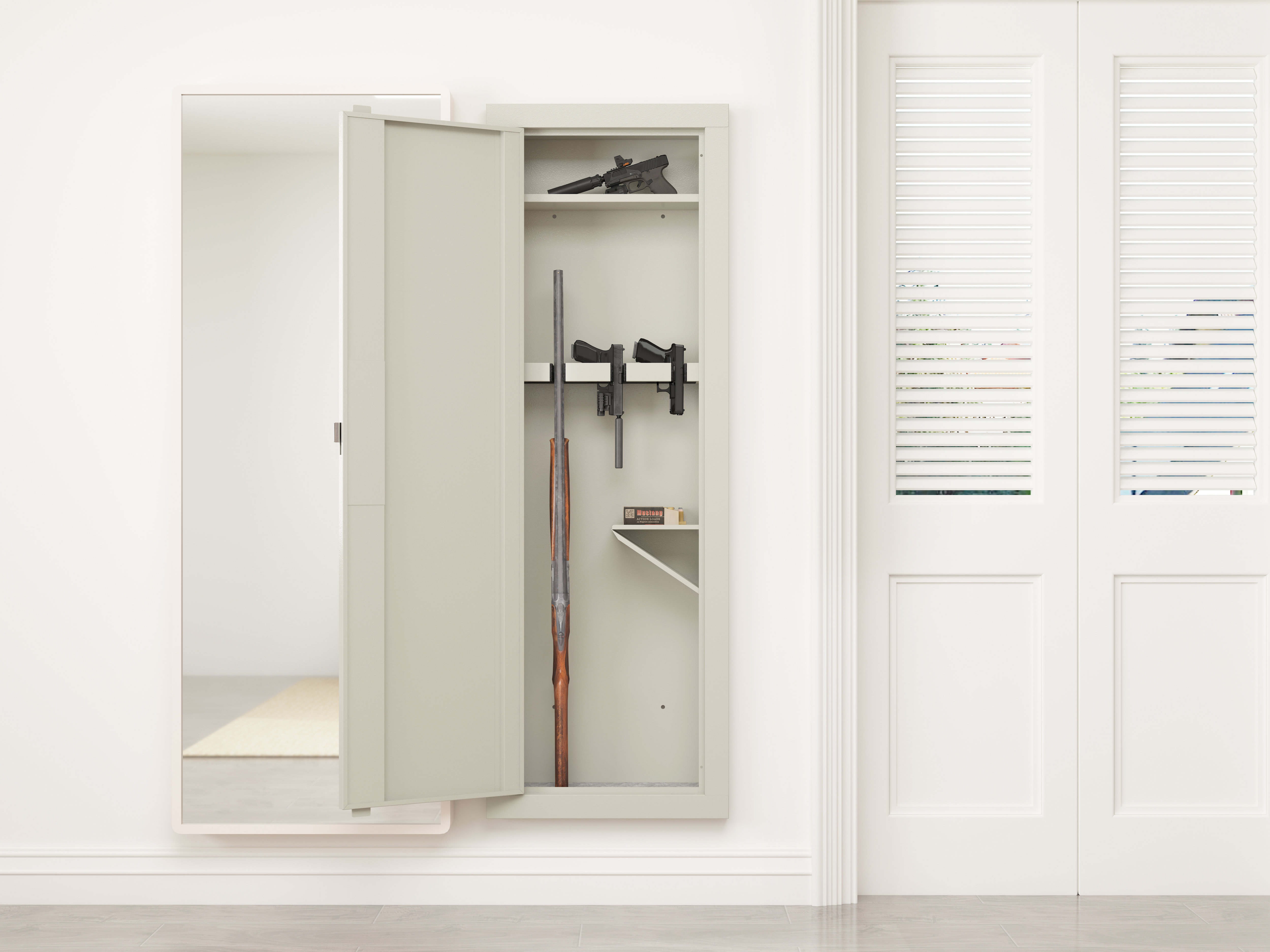 Kaer 53" Gunl Safe, Wall Safes Between The Studs 16" Centers, Jewelry ...