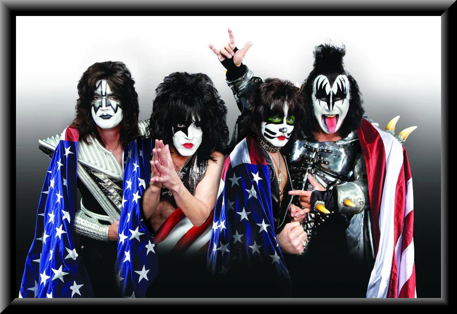 Latitude Run® Kiss - American Flag - 24 x 36 Inch - Sturdy Engineered ...