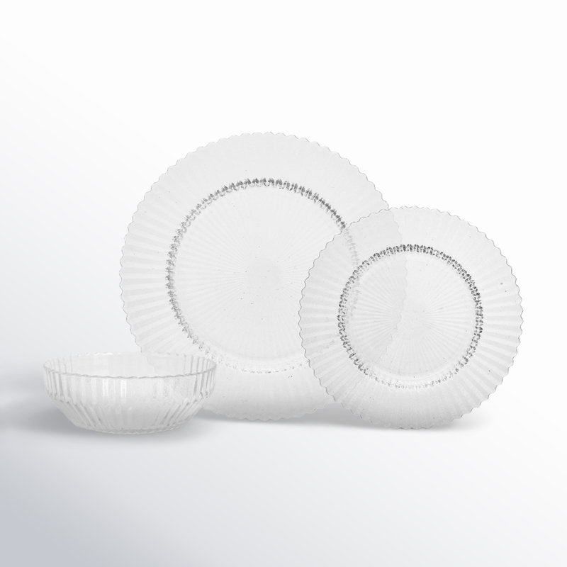 Fortessa Archie 12 Piece Glass Dinnerware Set - Service for 4 & Reviews ...