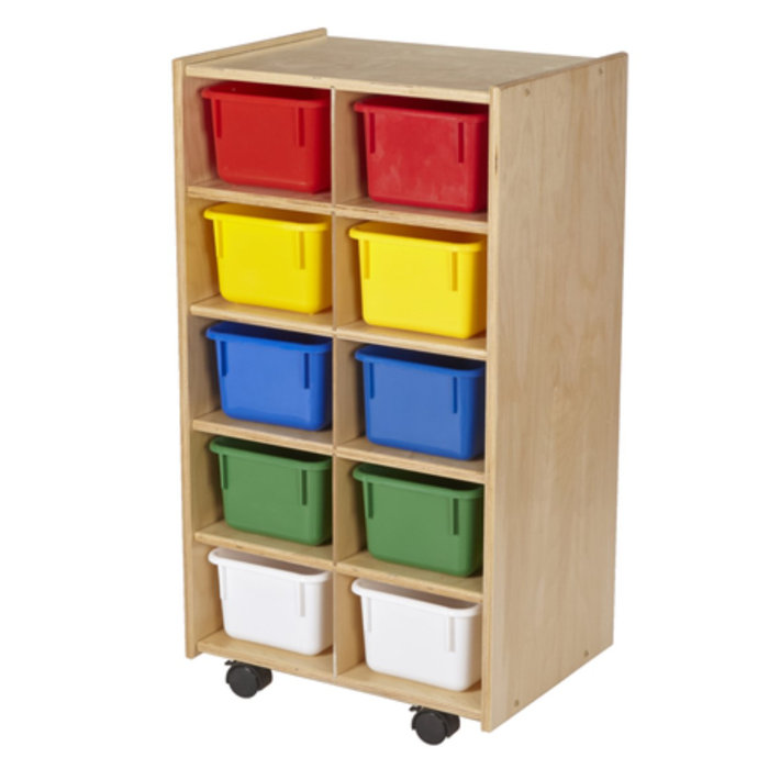 Childcraft 10 Compartment Manufactured Wood Cubby & Reviews | Wayfair