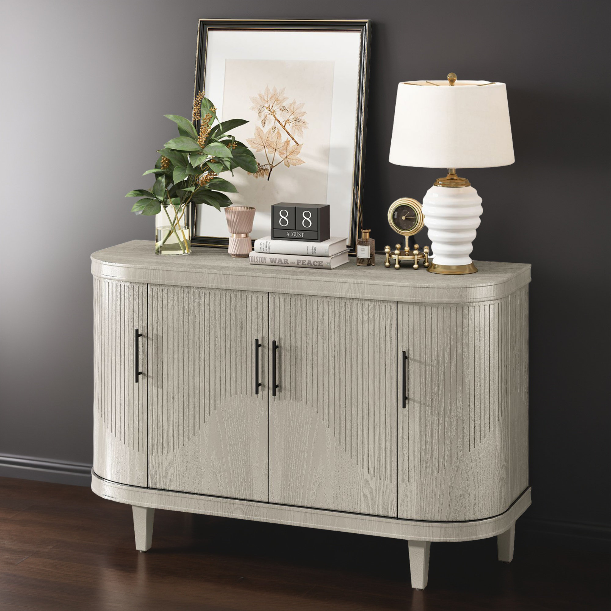 Hokku Designs 47" Console Table Entryway Sideboard for Hallway Living ...