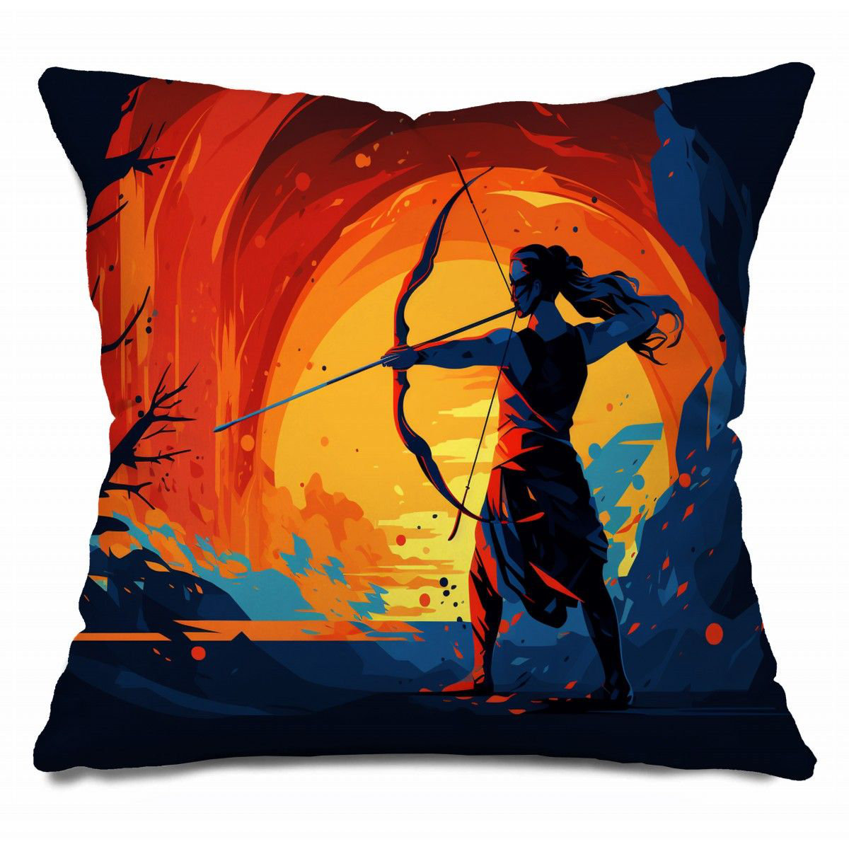 VisionDecor Archery Throw Pillow, Sport Cotton Twill Pillows | Wayfair