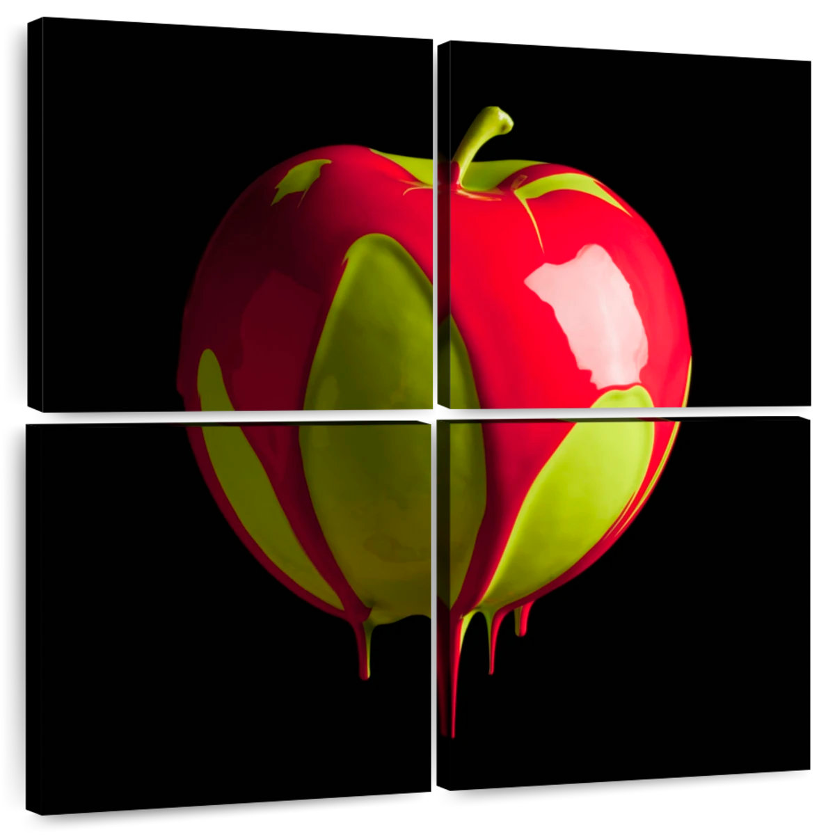 Ebern Designs Yarlin Apple Color Drip | Wayfair