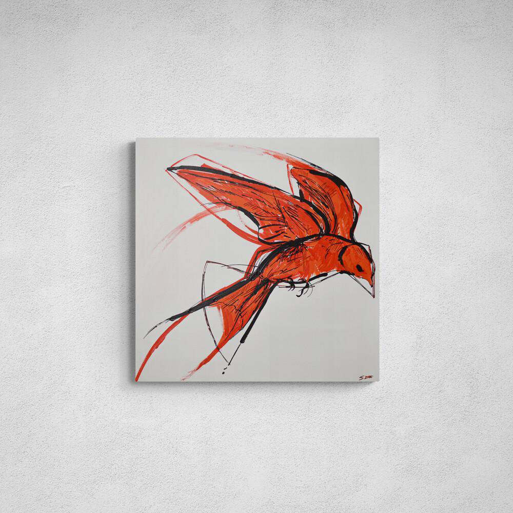 Acrylic Robotics Red 32 | Wayfair