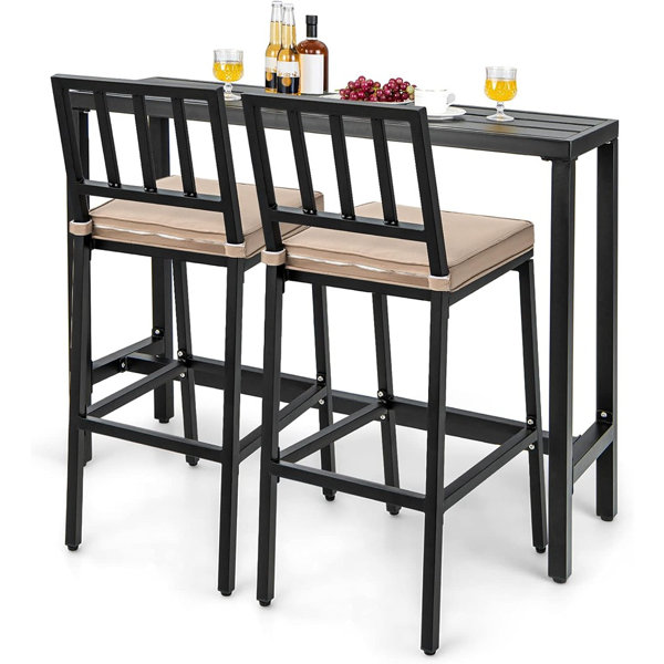 17 Stories Wavely 3 - Piece Dining Set | Wayfair