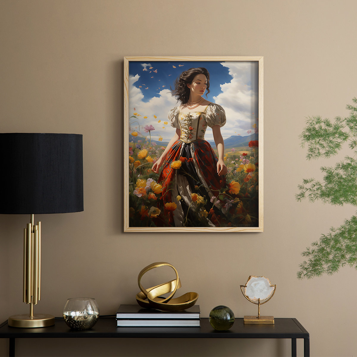 Charlton Home® WOMEN Series DI Framed Print - Solid Wood | Wayfair