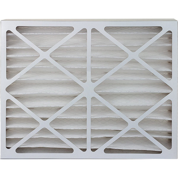 Filterbuy 20x25x4 Air Filter MERV 13, Pleated HVAC AC Furnace Filters ...