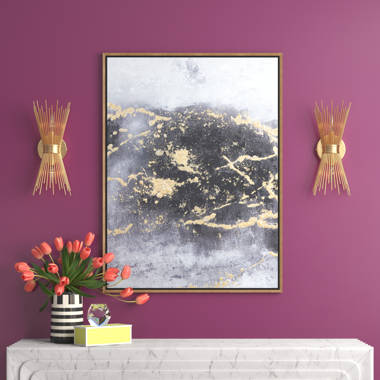 DesignArt Emerald Energy Green 5 Piece Graphic Art on Wrapped Canvas ...