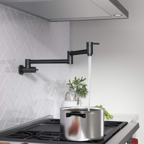 KIBI USA Circular Pull Down Pot Filler with Accessories & Reviews | Wayfair
