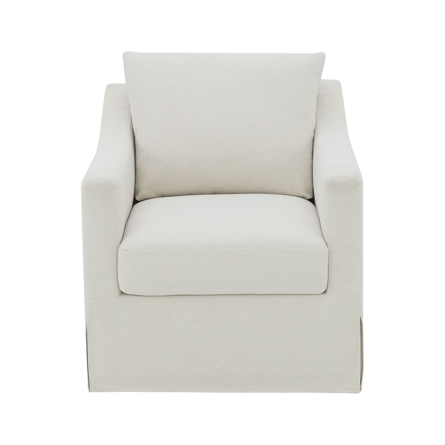 Latitude Run® Upholstered Accent Swivel Chair With Sloped Arms | Wayfair