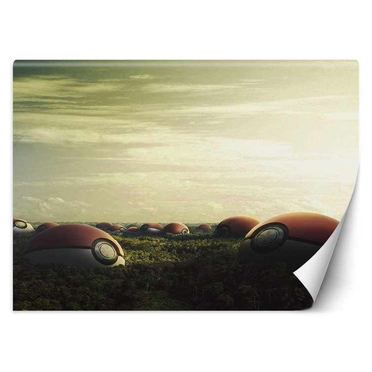 Ebern Designs 9 Piece Haashir 3.15m x 4.5m Satin Mural | Wayfair.co.uk