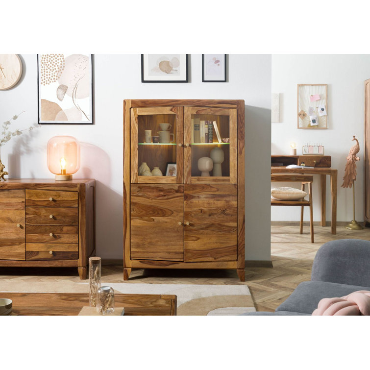 Massivmoebel24 Ancona 100cm Solid Wood Sideboard | Wayfair.co.uk