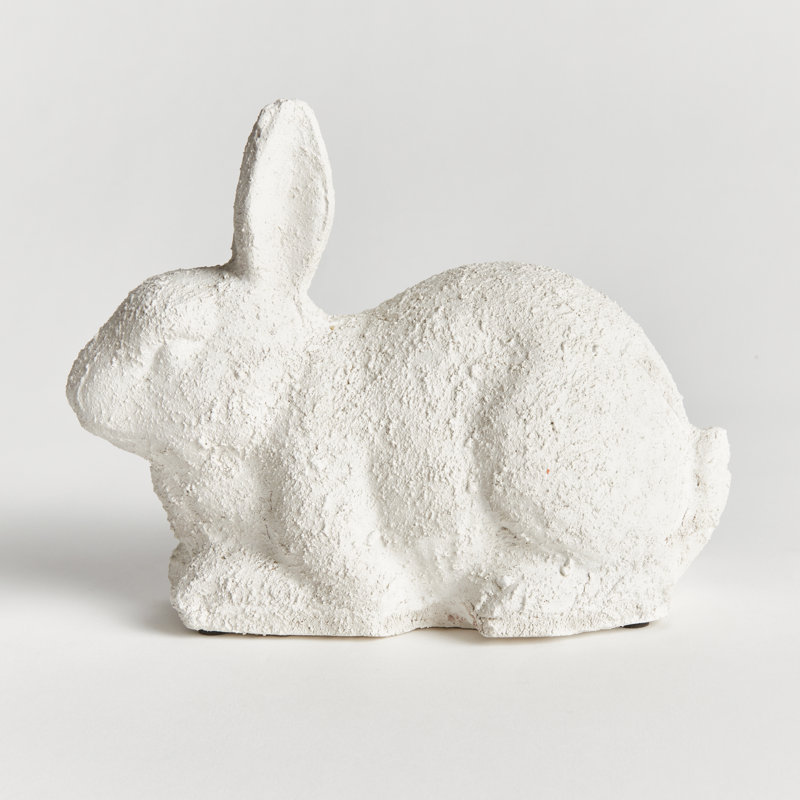 Winston Porter Passarelli Rabbit Animals Terracotta Garden Statue | Wayfair