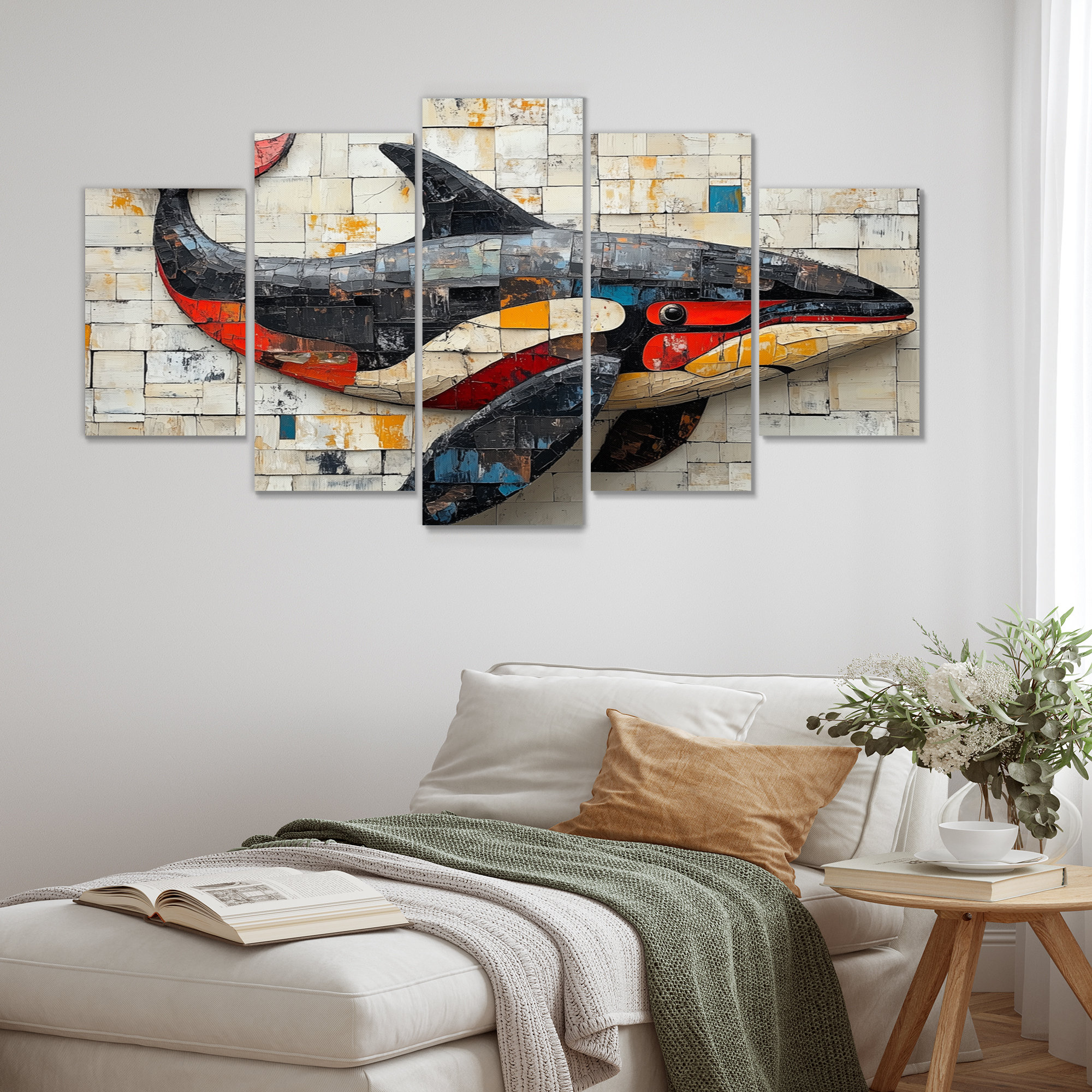 Breakwater Bay Black Killer Whale Inuit II - Native American Art Totem ...