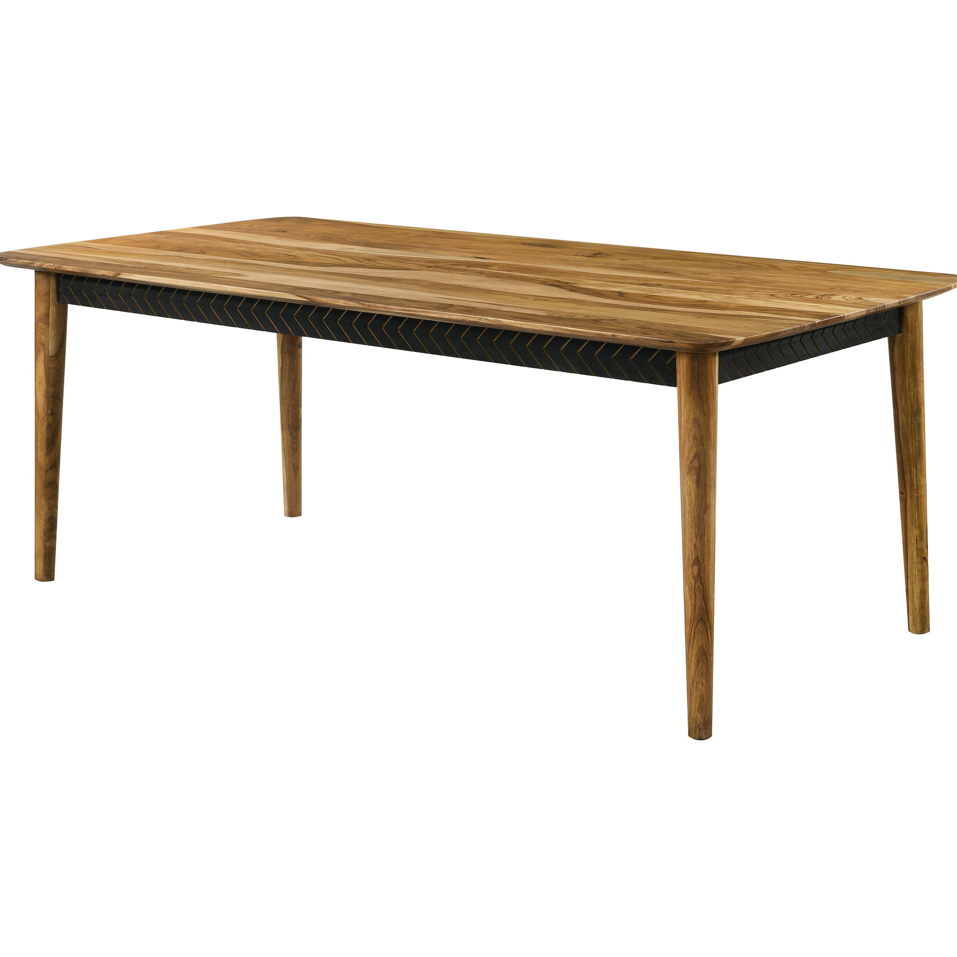 Corrigan Studio® Solid Wood, Mid - Century Dining Table, Art Apron ...