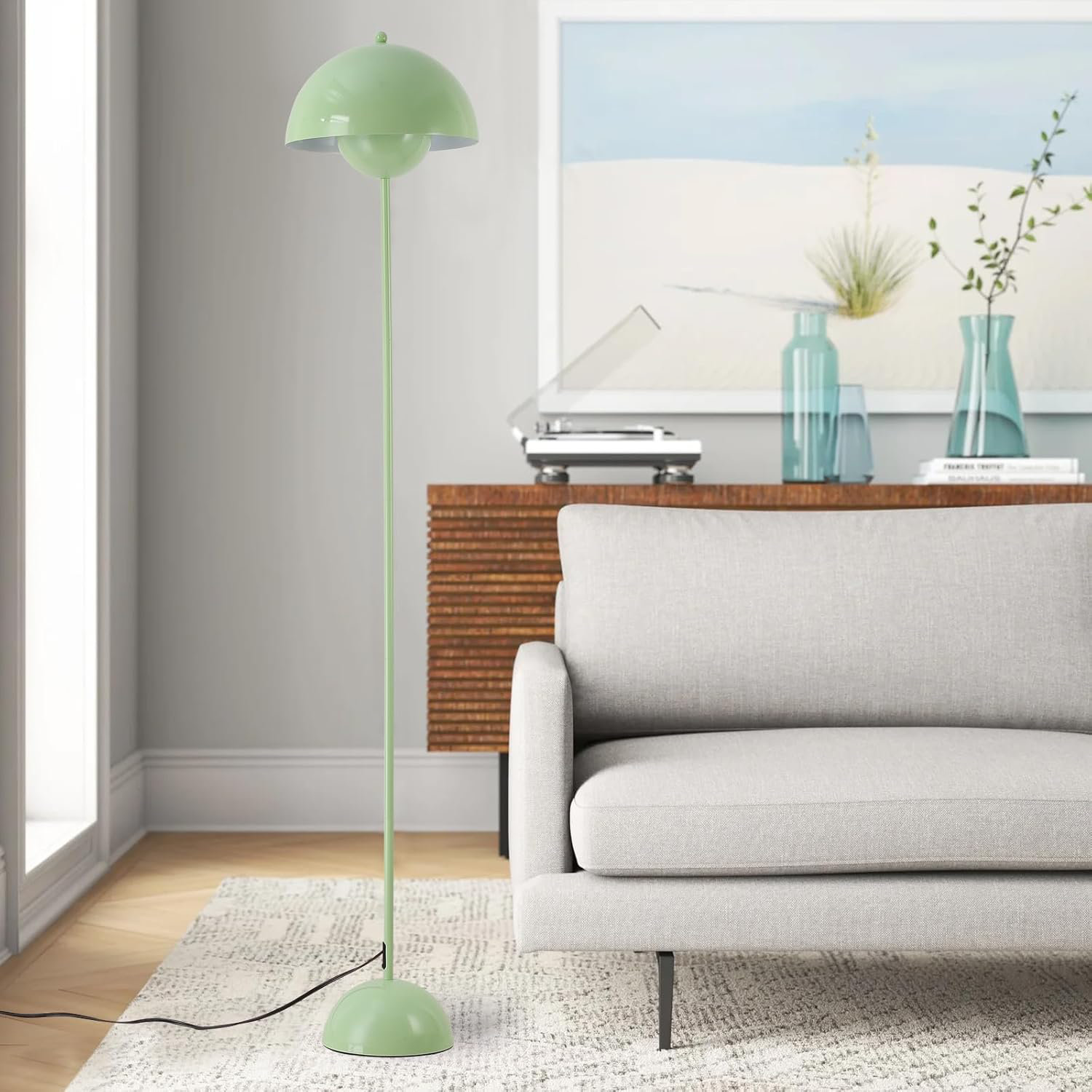 Ivy Bronx Metal Shade Reflecting Light Reading Floor Lamp - Wayfair Canada