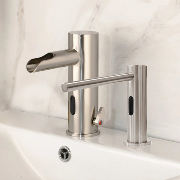 FontanaShowers Sloan Touchless Bathroom Faucet with Automatic Sensor ...