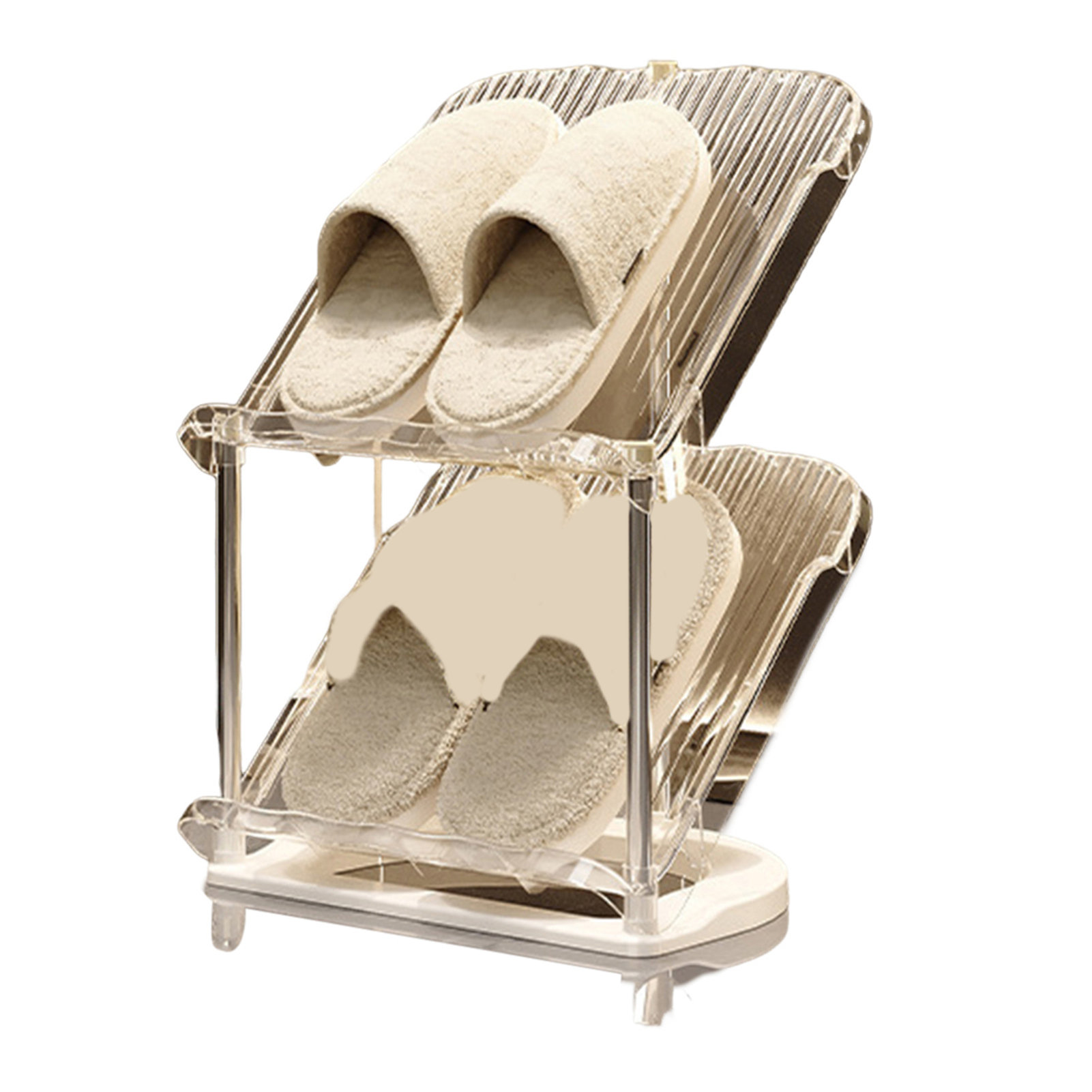 Latitude Run® 1 Set Shoe Rack 2/3/4/5 Tiers 45 Degree Sloping Entryway ...