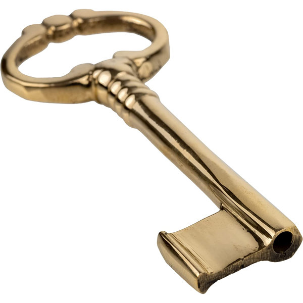 UNIQANTIQ HARDWARE SUPPLY Cast Brass Huge Skeleton Key | Wayfair