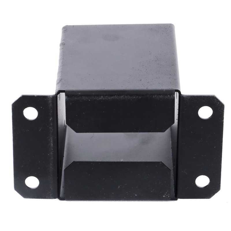 Anman Railing Post Base 4x4 (Real Size 3.5x3.5), 5 lbs Black with ...