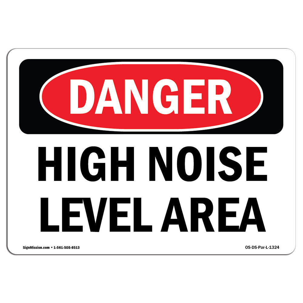 SignMission High Noise Level Area Sign | Wayfair