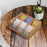 HTB Bamboo Tea Bag Organizer by HTB, Tea Organizer for Tea Bags with ...