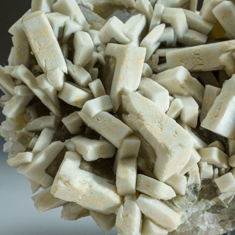 Astro Gallery of Gems Barite on Calcite Pseudomorph Castle from ...