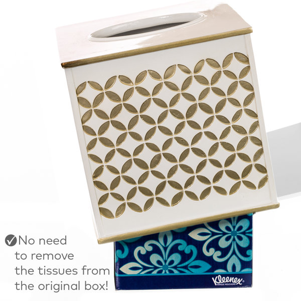 Creative Scents Diamond Lattice Square Tissue Box Cover & Reviews | Wayfair