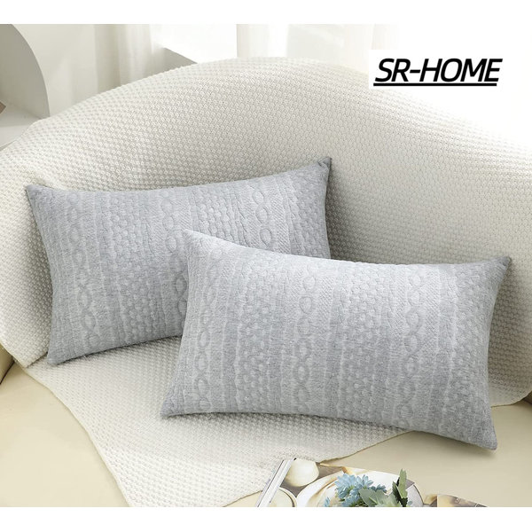 SR-HOME Geometric Polyester Pillow Cover | Wayfair