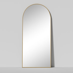 Ebern Designs Arched Full Length Mirror Large Floor Mirror & Reviews ...