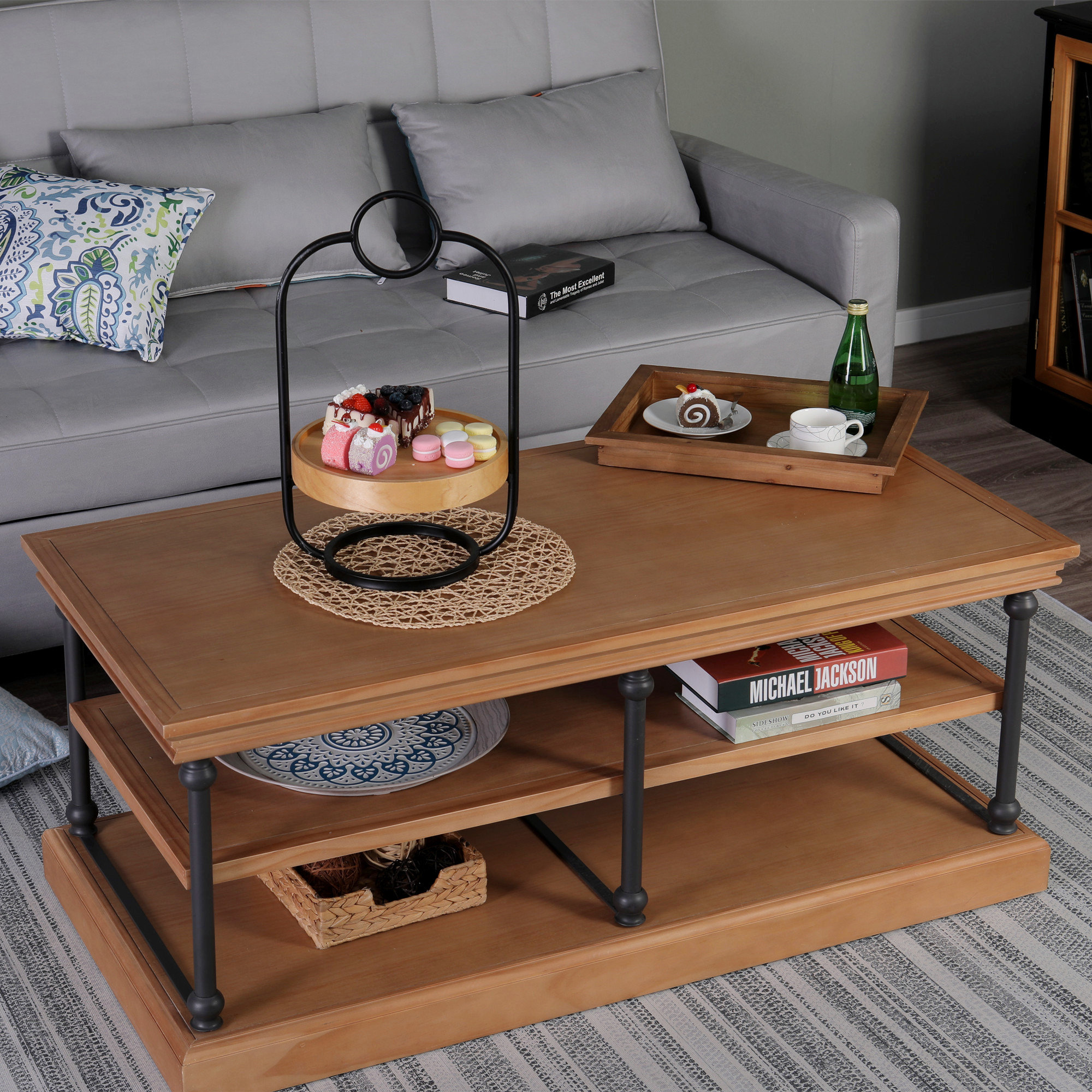 August Grove Kawli Coffee Table with Storage - Wayfair Canada