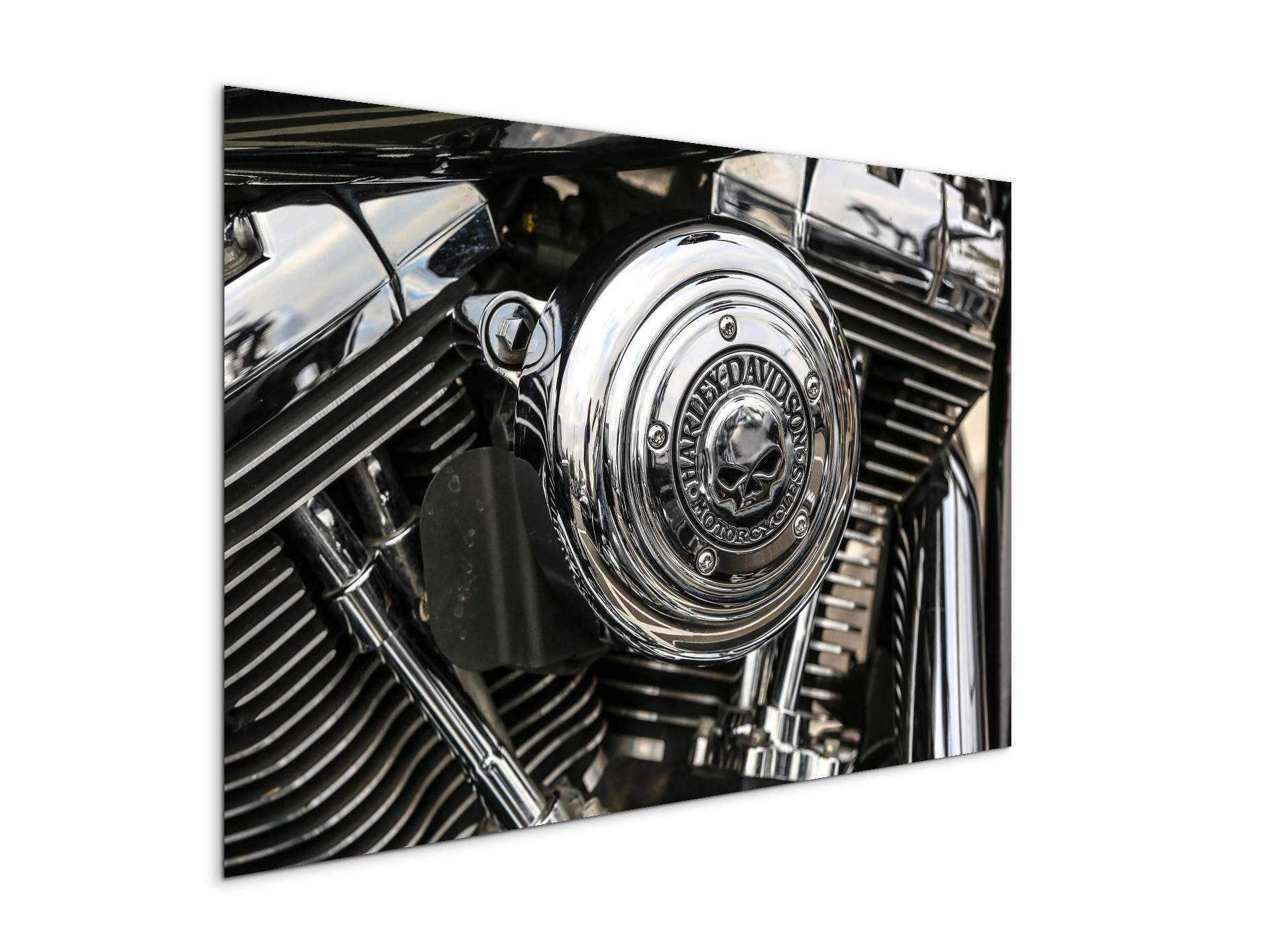Ivy Bronx Motorcycle by Art Studio 53×80 cm MetalArt Materic Aluminum ...