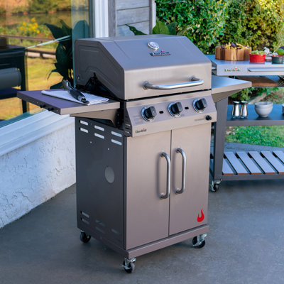 Charbroil Performance Series 3-Burner Propane Gas Grill Cabinet ...