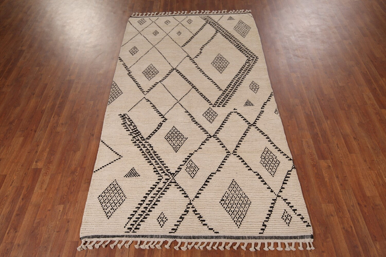 Dakota Fields Geometric Moroccan Oriental Area Rug 5x9 | Wayfair