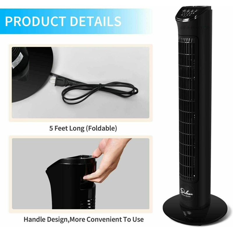 Simple Deluxe 32'' Oscillating Tower Fan & Reviews | Wayfair