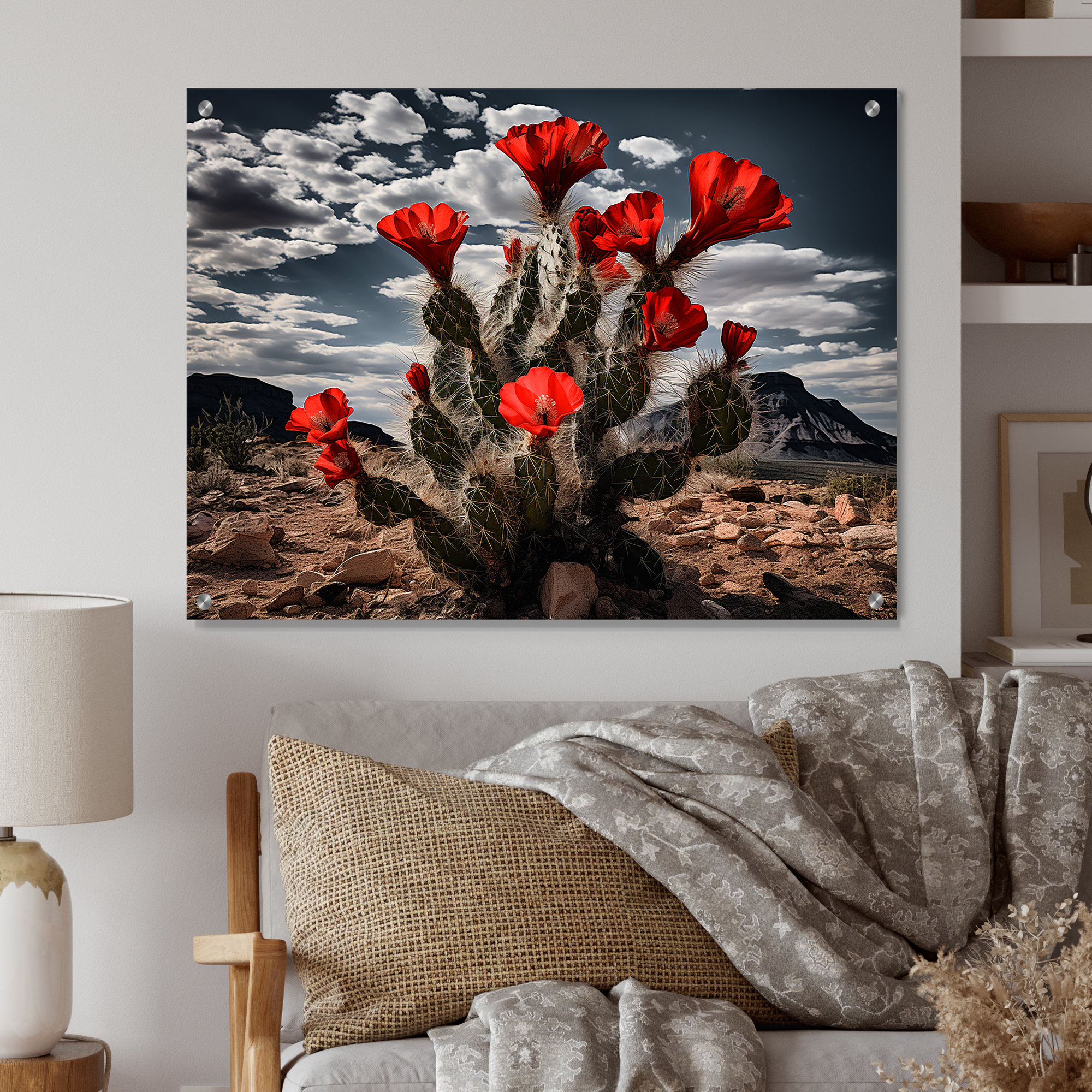 Dakota Fields Western Desert Cactus Serenade - Western Acrylic Wall Art ...