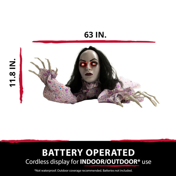 Haunted Hill Farm Animatronic Crawling Figurine & Reviews | Wayfair