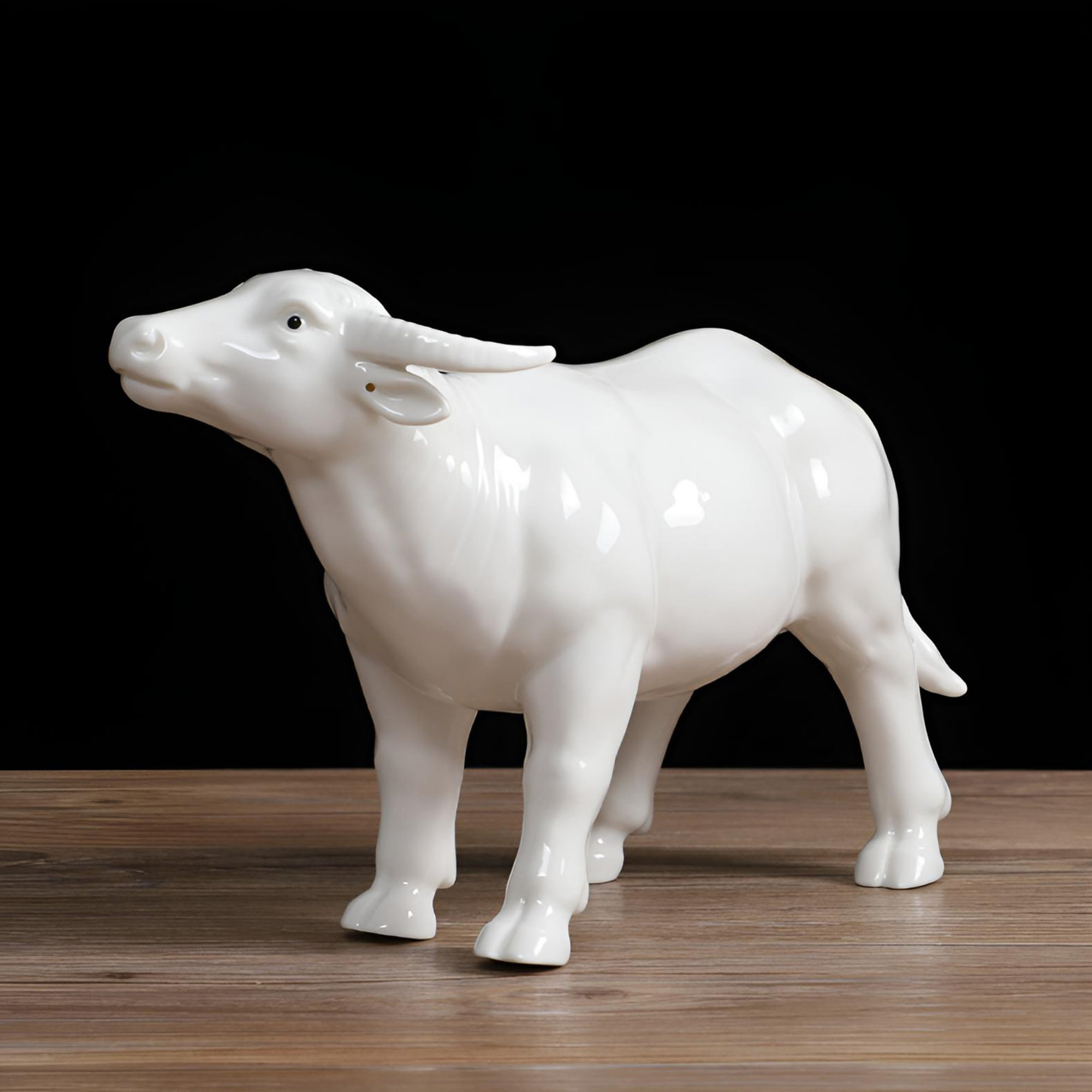 Dakota Fields "Lucky Ceramic Ox Statue – Feng Shui Wealth & Prosperity ...