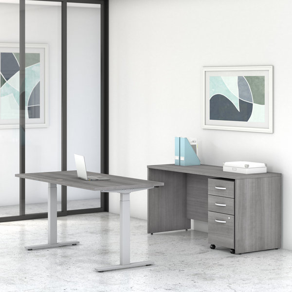 Bush Business Furniture Office 500 Collection 4-Piece Studio C Height ...