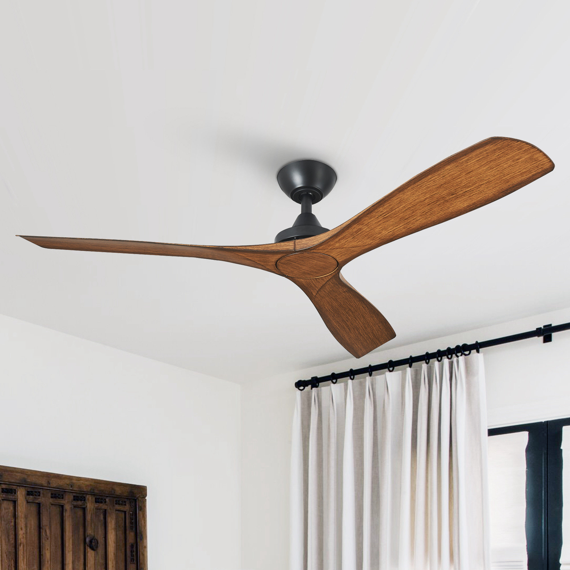 Wade Logan® Catlaina 52" 3 - Blade Propeller Ceiling Fan without Lights ...