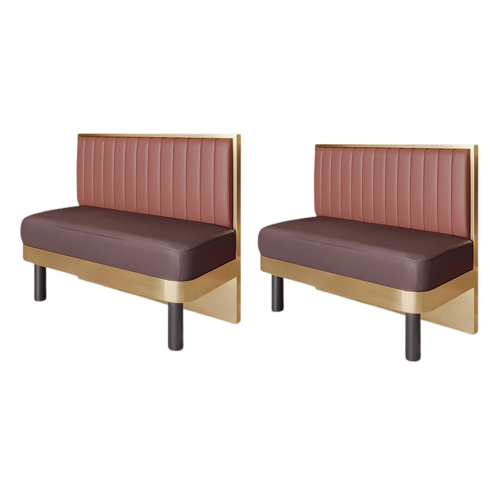 Visual card holder Luxury Modern Simple Restaurant Cafe Benches Faux ...