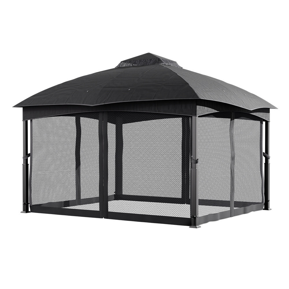 Dakota Fields Calob 2.8m x 3.9m x 3.2m Metal Pergola | Wayfair.co.uk