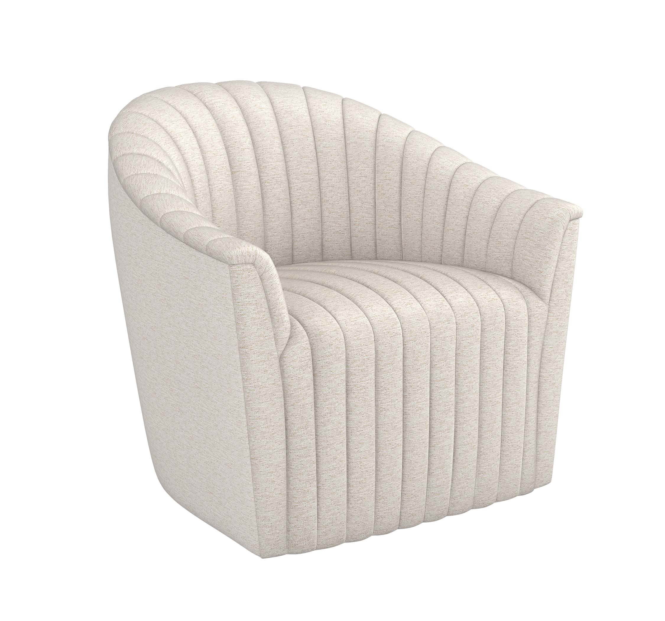 Interlude Channel Swivel Barrel Chair - Great Gifts Club