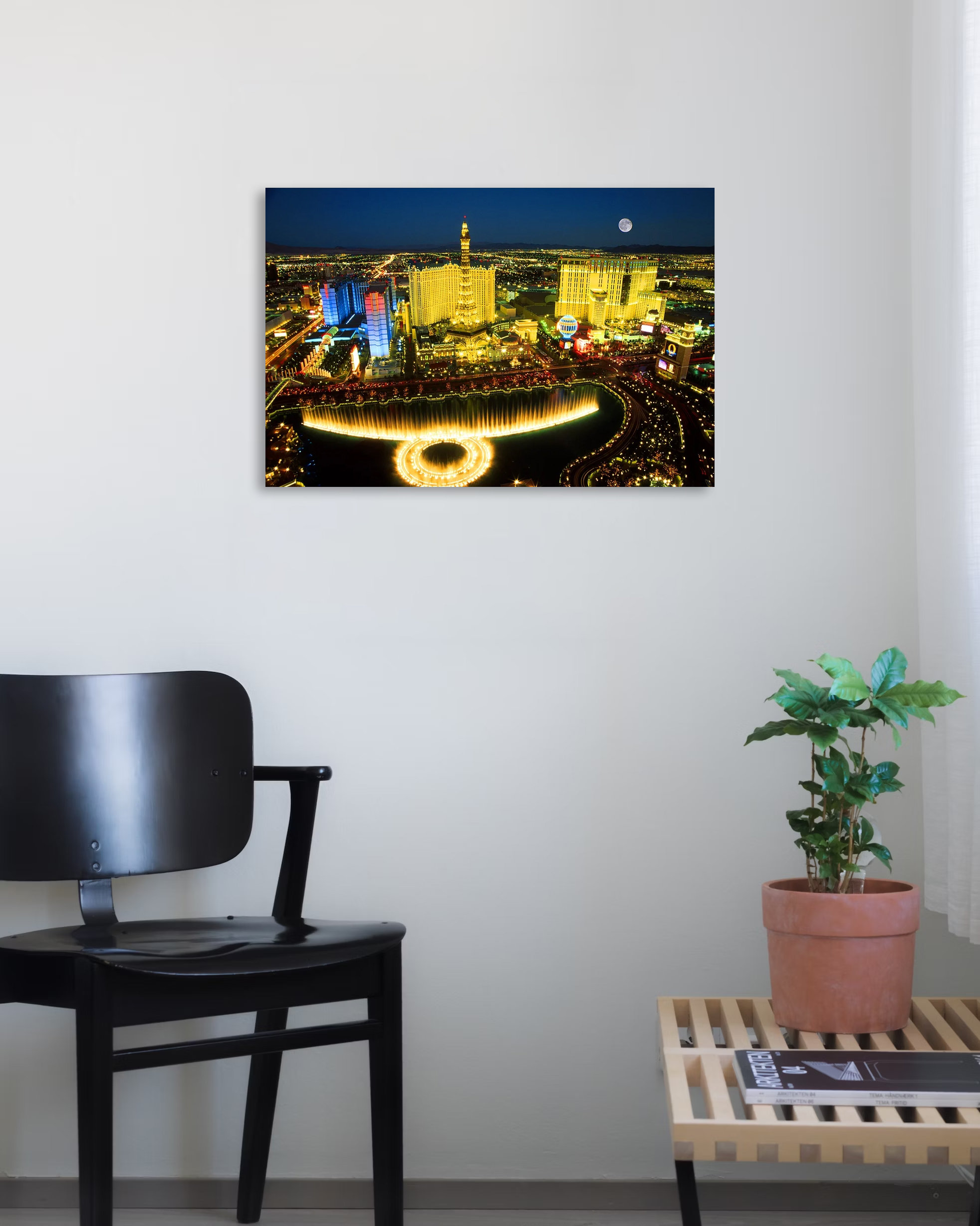 Ebern Designs Las Vegas - Aerial by William Hartshorn - Unframed ...